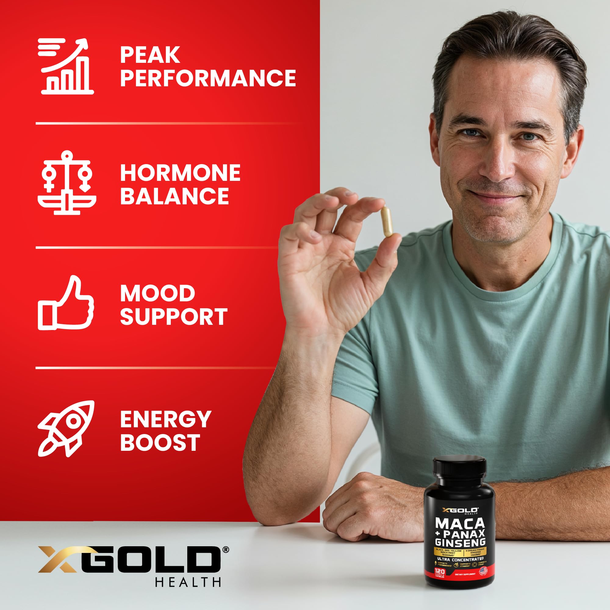 Organic maca root for wellness