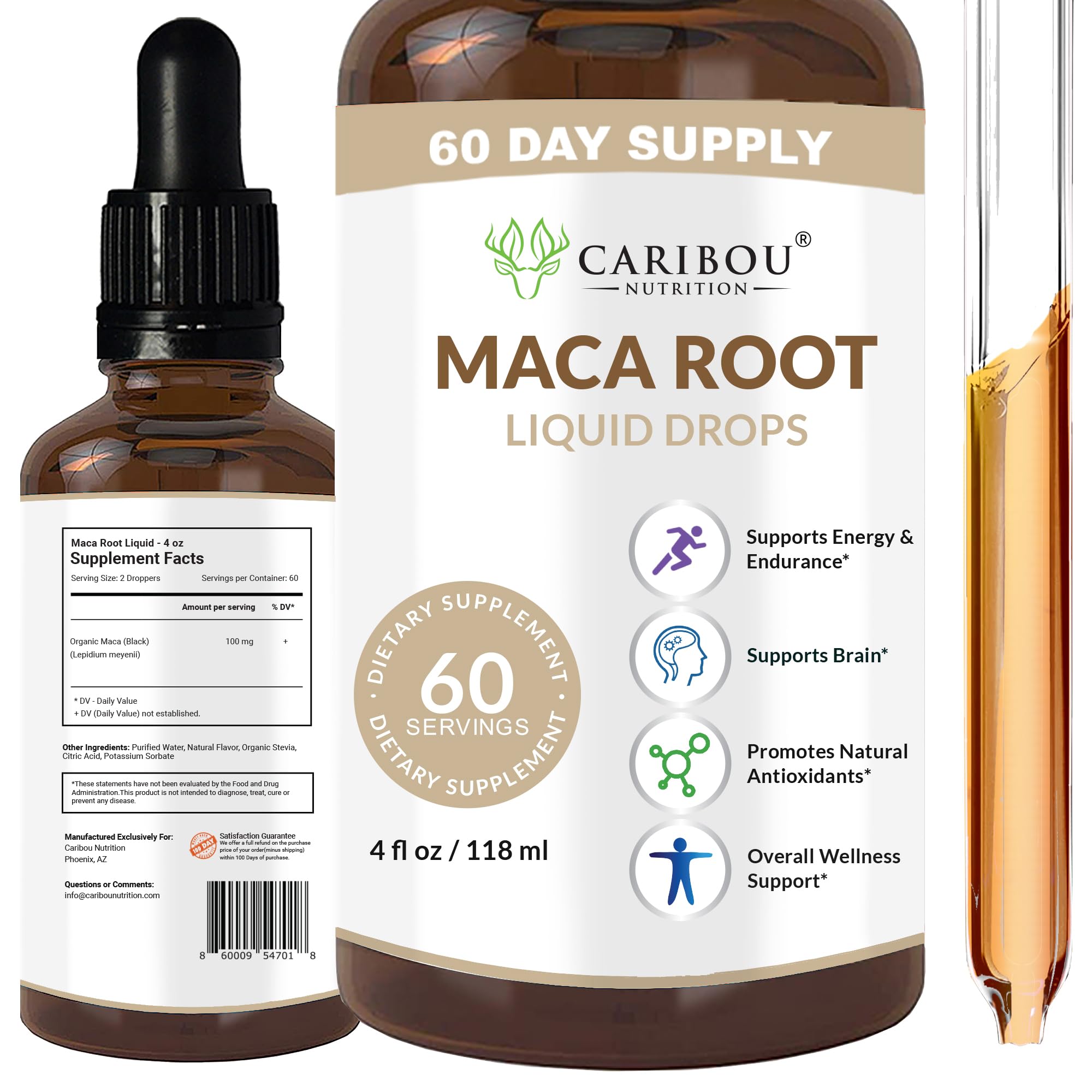 organic maca root liquid drops