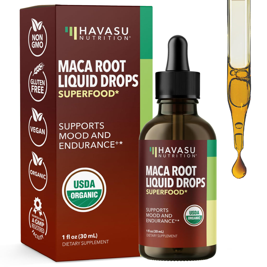 organic maca root liquid energy boost