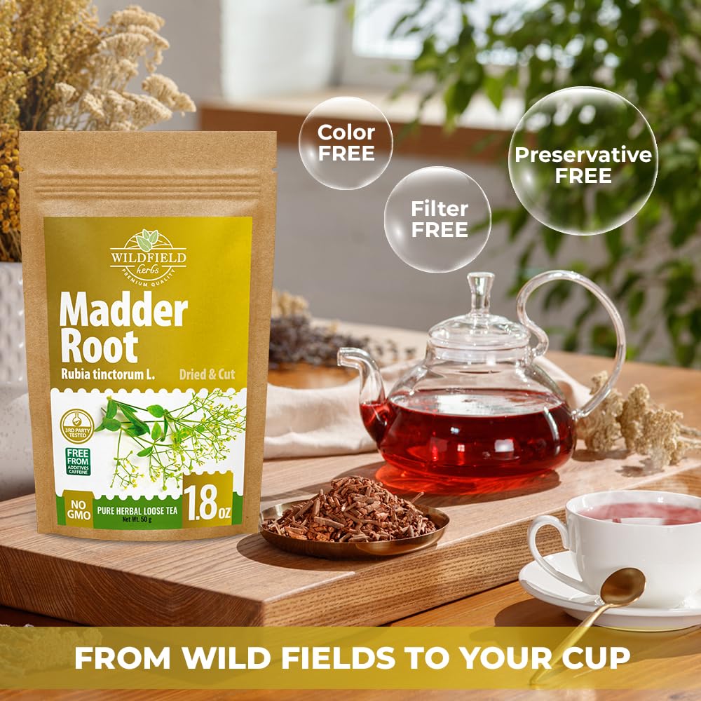 organic madder root tea benefits