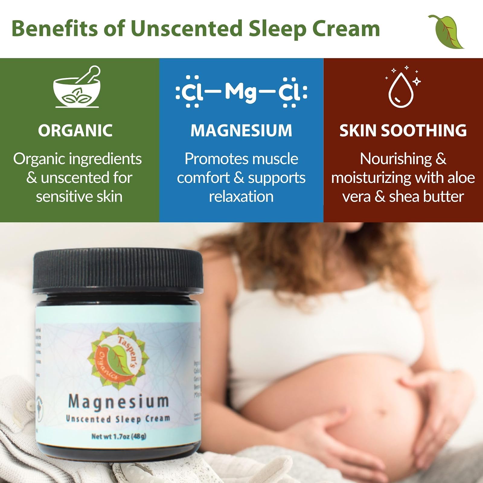 organic magnesium cream for muscle relief