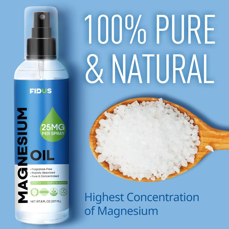 organic magnesium spray for relaxation