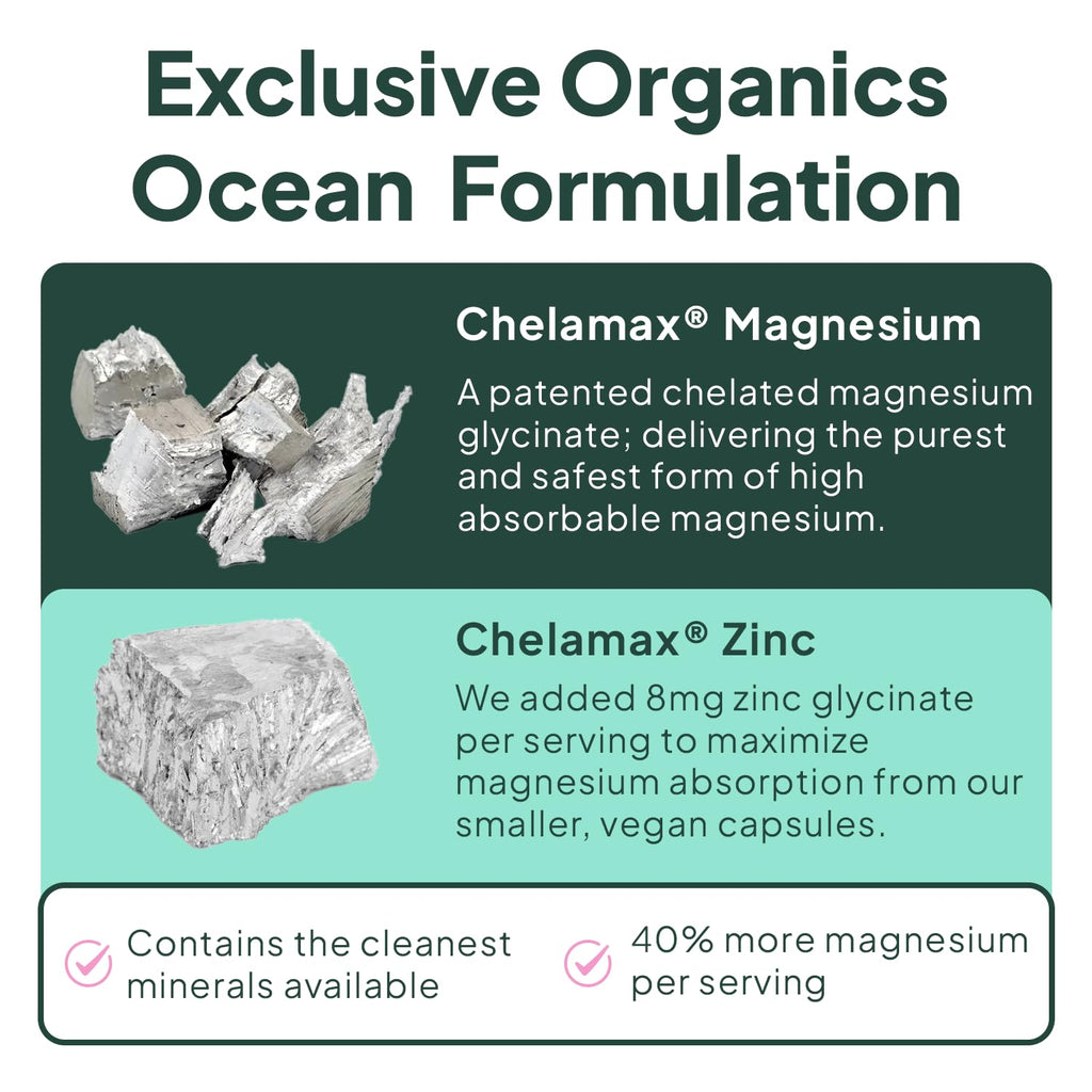 Organic magnesium supplement for daily wellness