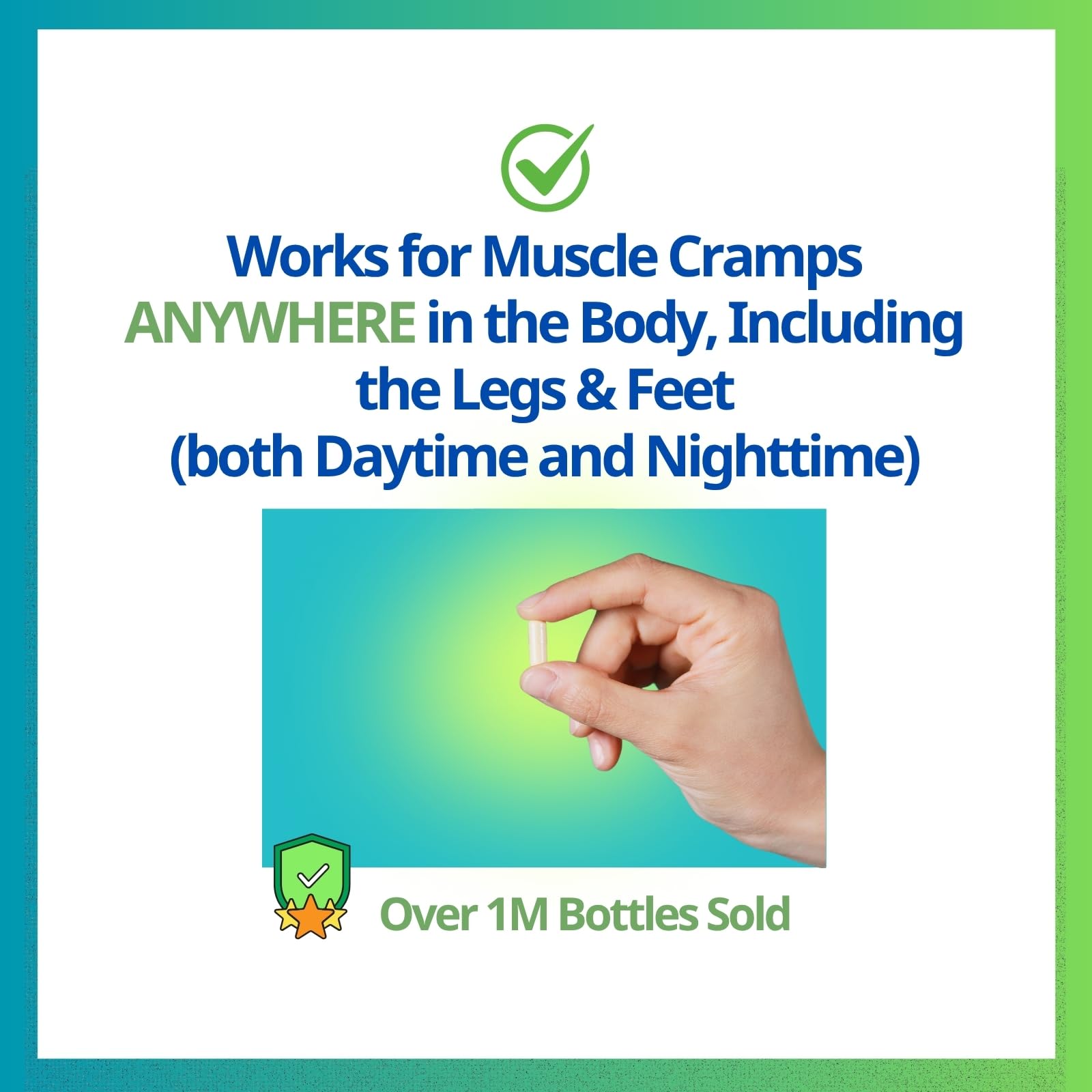 Organic magnesium supplement for muscle relief