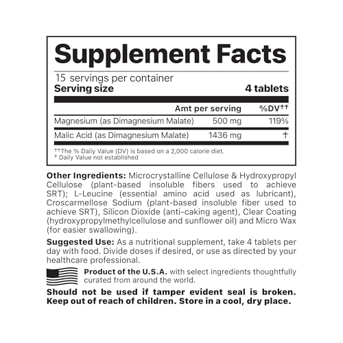 organic magnesium tablets for total wellness