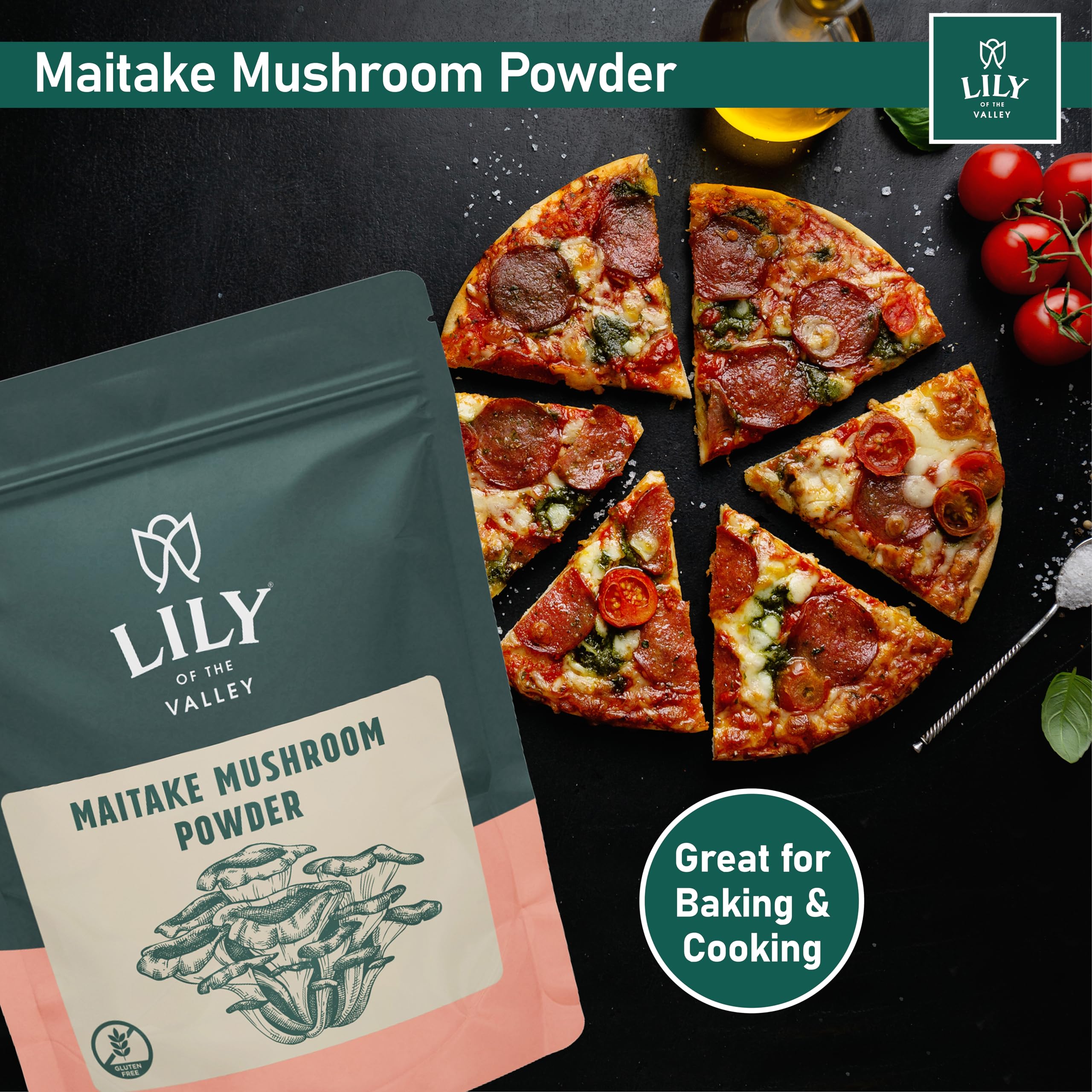 Organic Maitake mushrooms for wellness