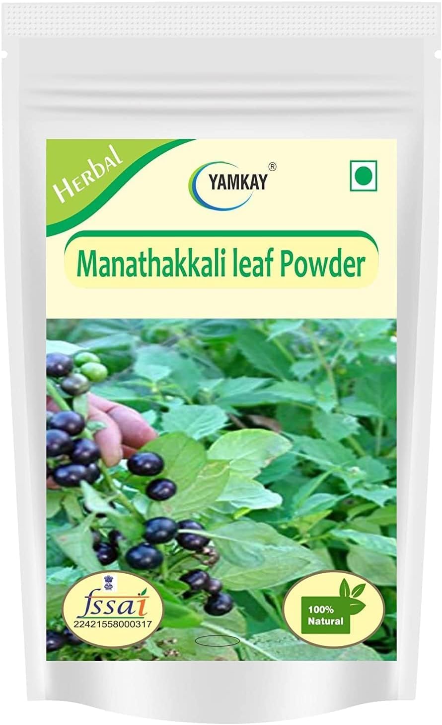organic manathakkali leaf powder benefits