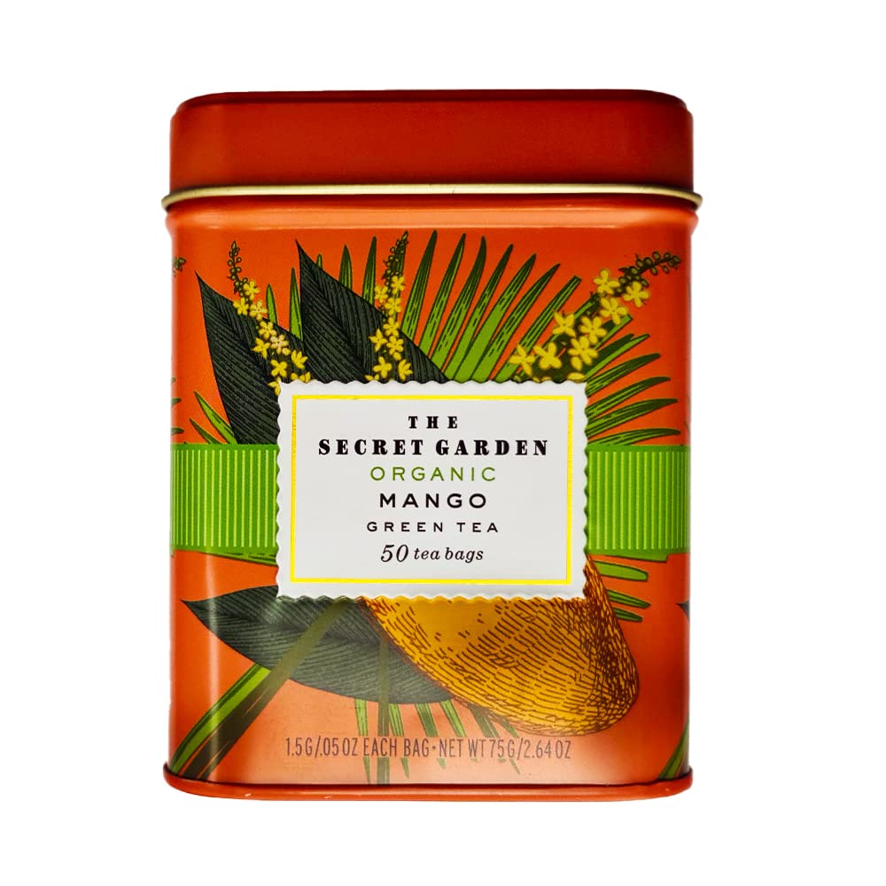 organic mango green tea bags