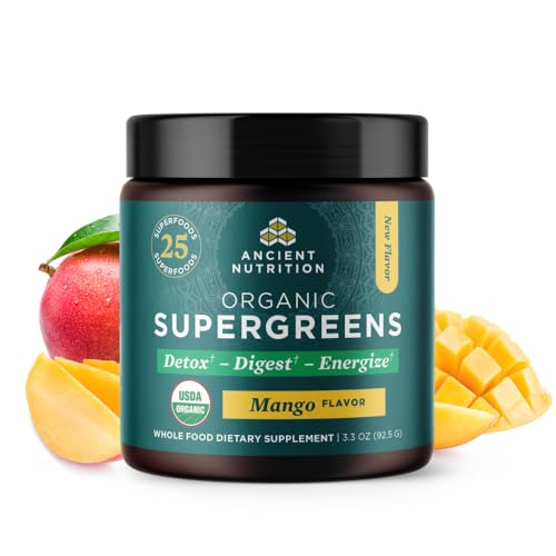 organic mango super greens powder