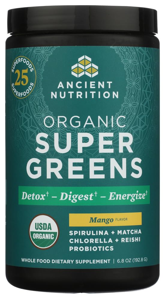 organic mango super greens powder