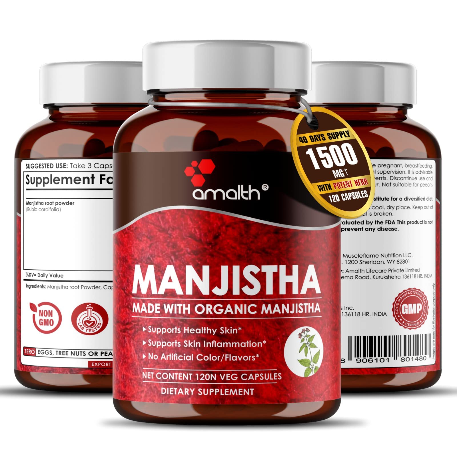 Organic Manjistha Powder for skin health