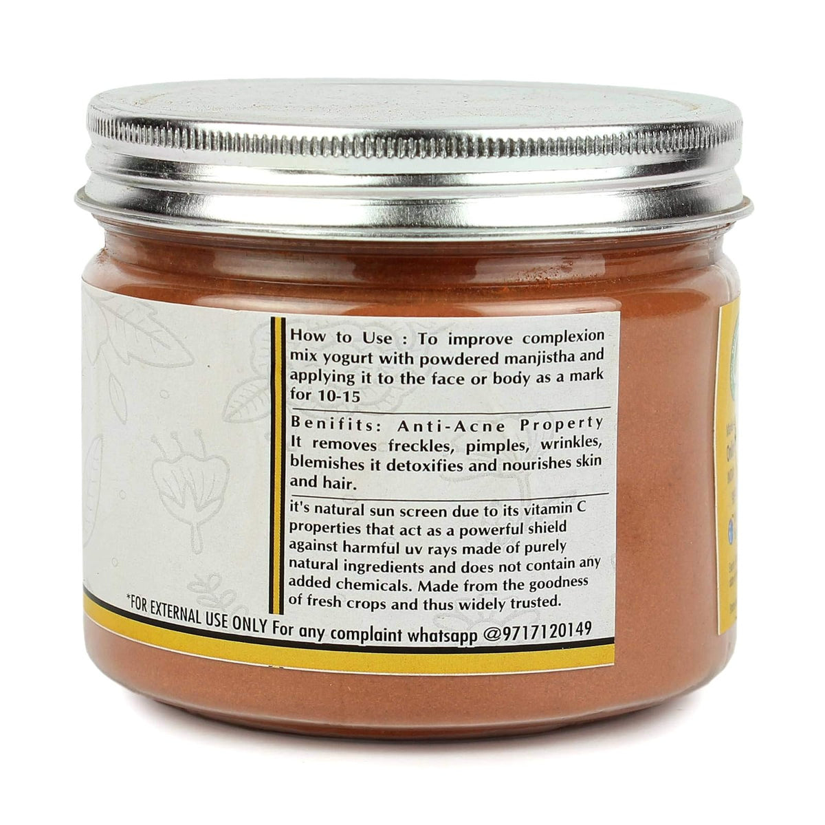 organic manjistha powder for wellness