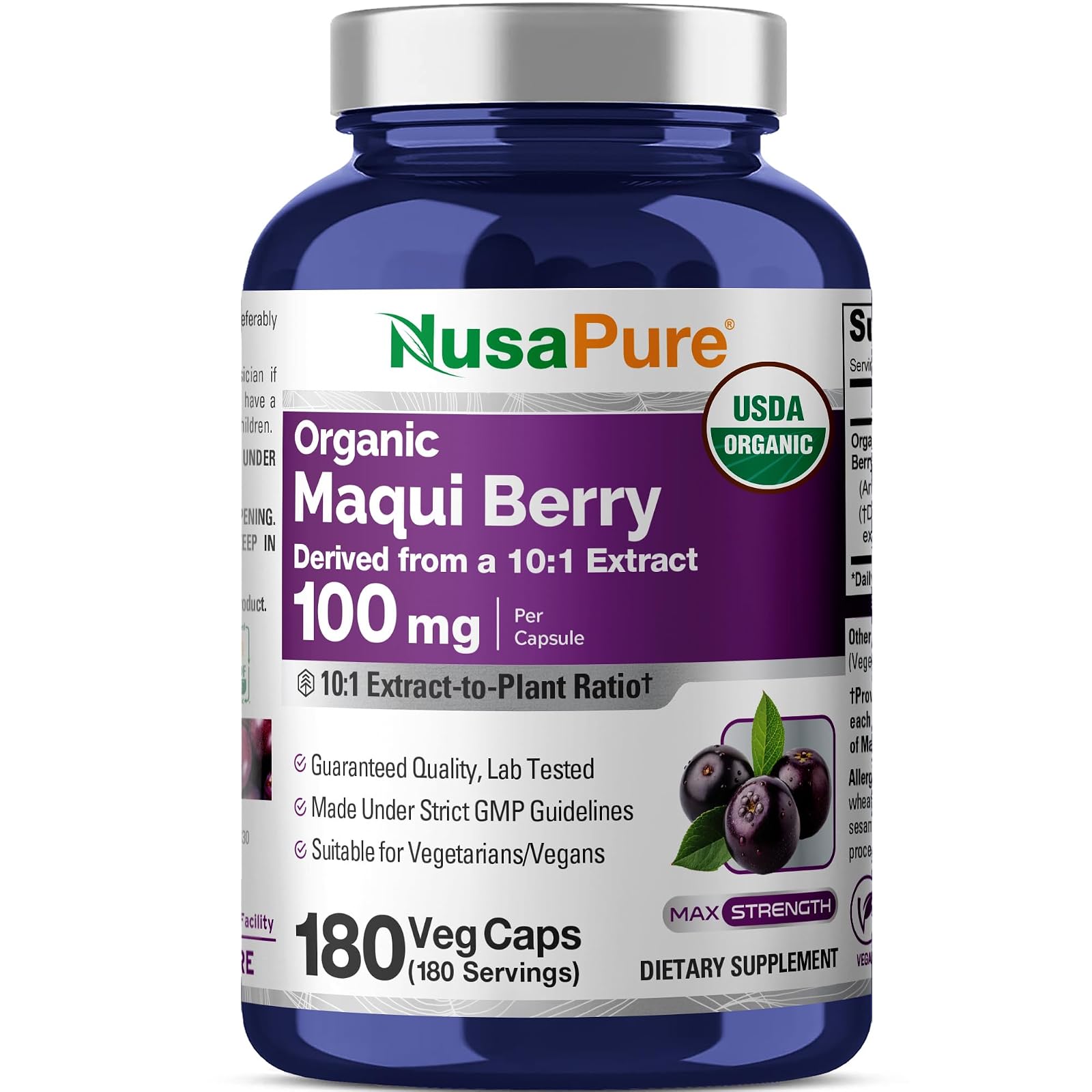 Organic Maqui Berry multivitamins for women