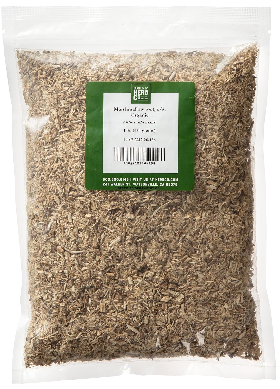 organic marshmallow root herbal tea