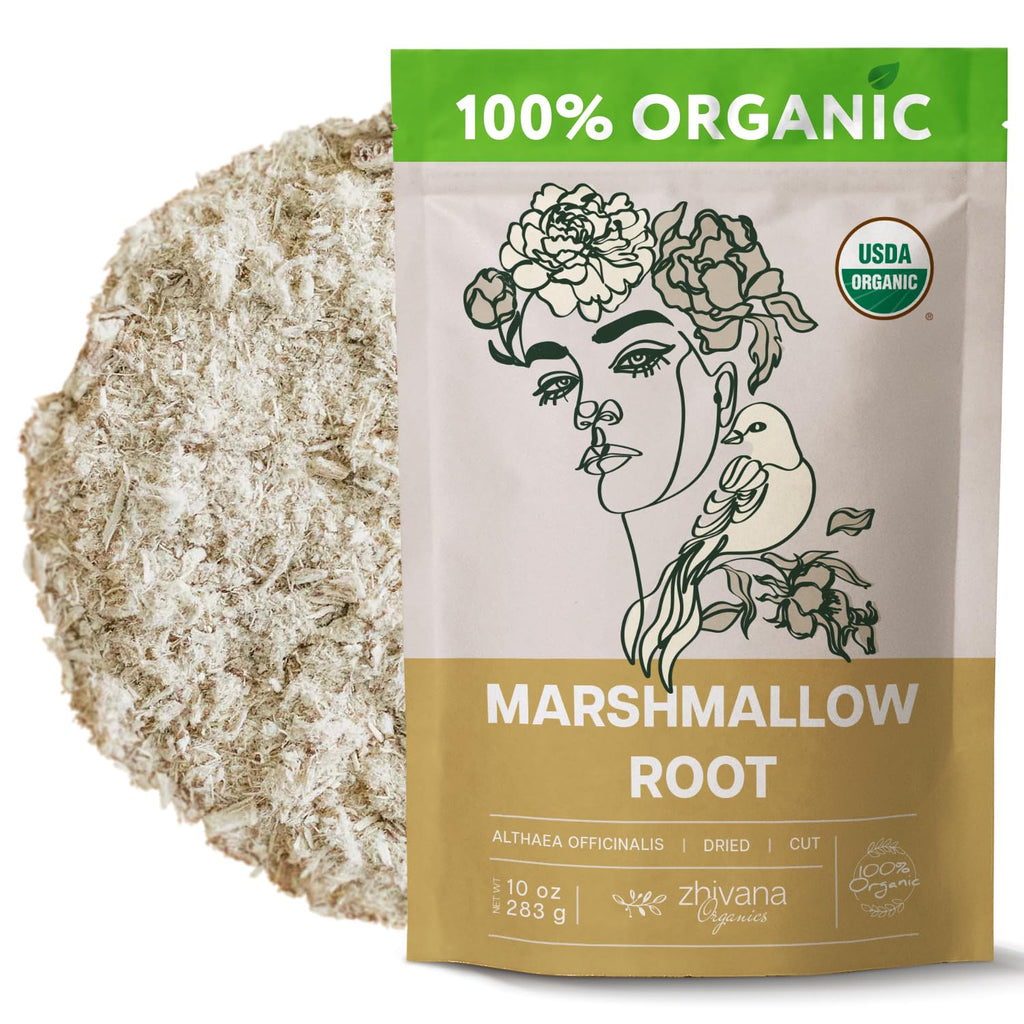 organic marshmallow root herbal tea