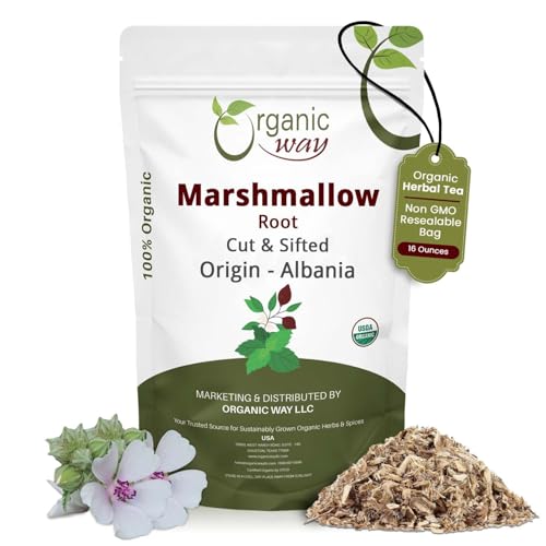 organic marshmallow root herbal tea