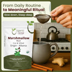 organic marshmallow root infusion for wellness