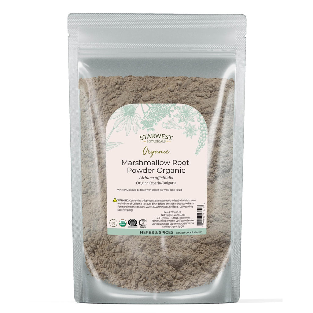 organic marshmallow root powder for tea