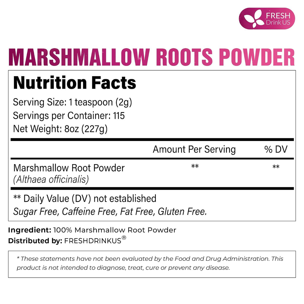 organic marshmallow root powder for wellness