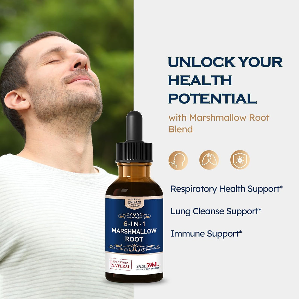 Organic marshmallow root tincture