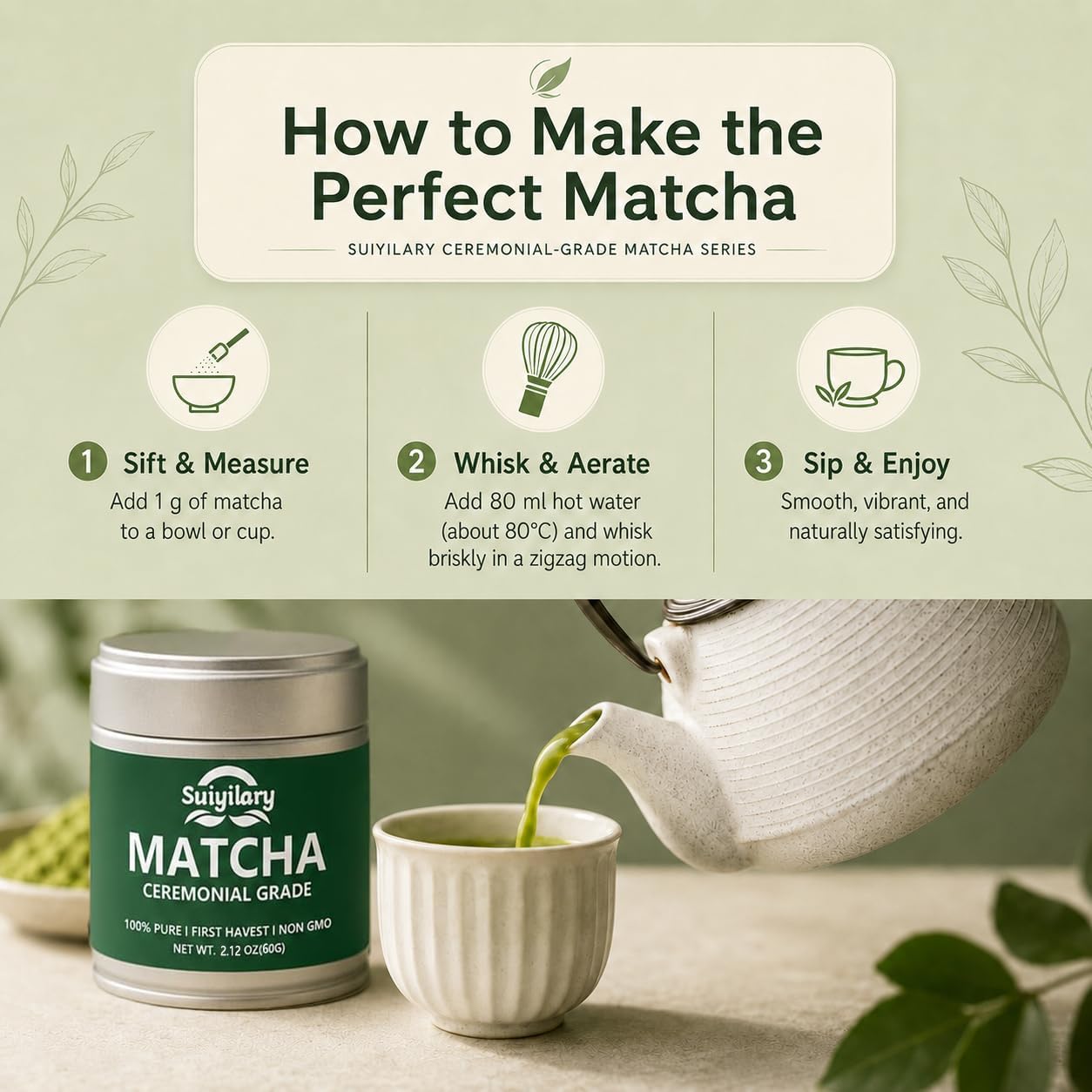 organic matcha for healthy drinks