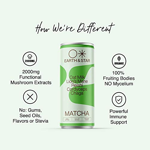 organic matcha with oat milk