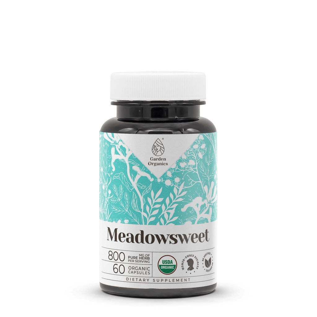 organic meadowsweet capsules for wellness