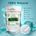 organic menthol crystals in resealable bag