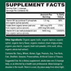 Organic Methylated B vitamins supplement
