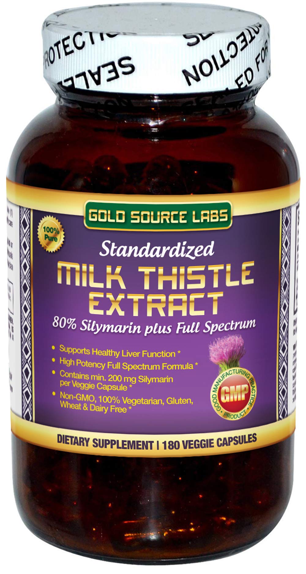 organic milk thistle capsules for liver health