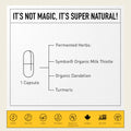 organic milk thistle capsules for liver health