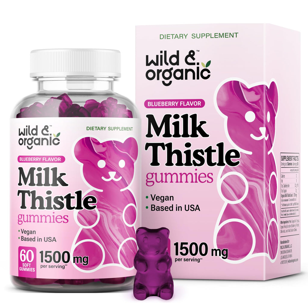 organic milk thistle detox gummies