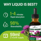 Organic milk thistle drops for wellness