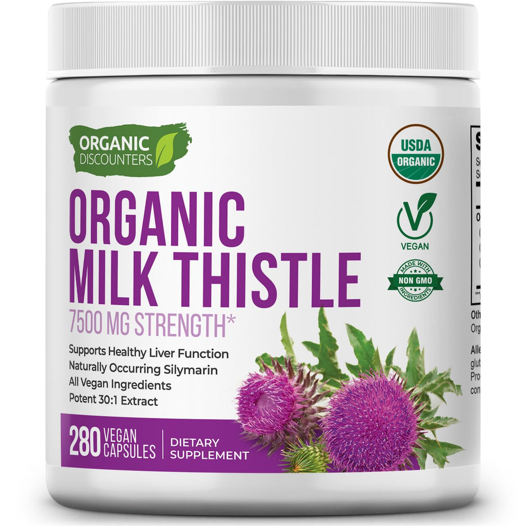 organic milk thistle extract capsules