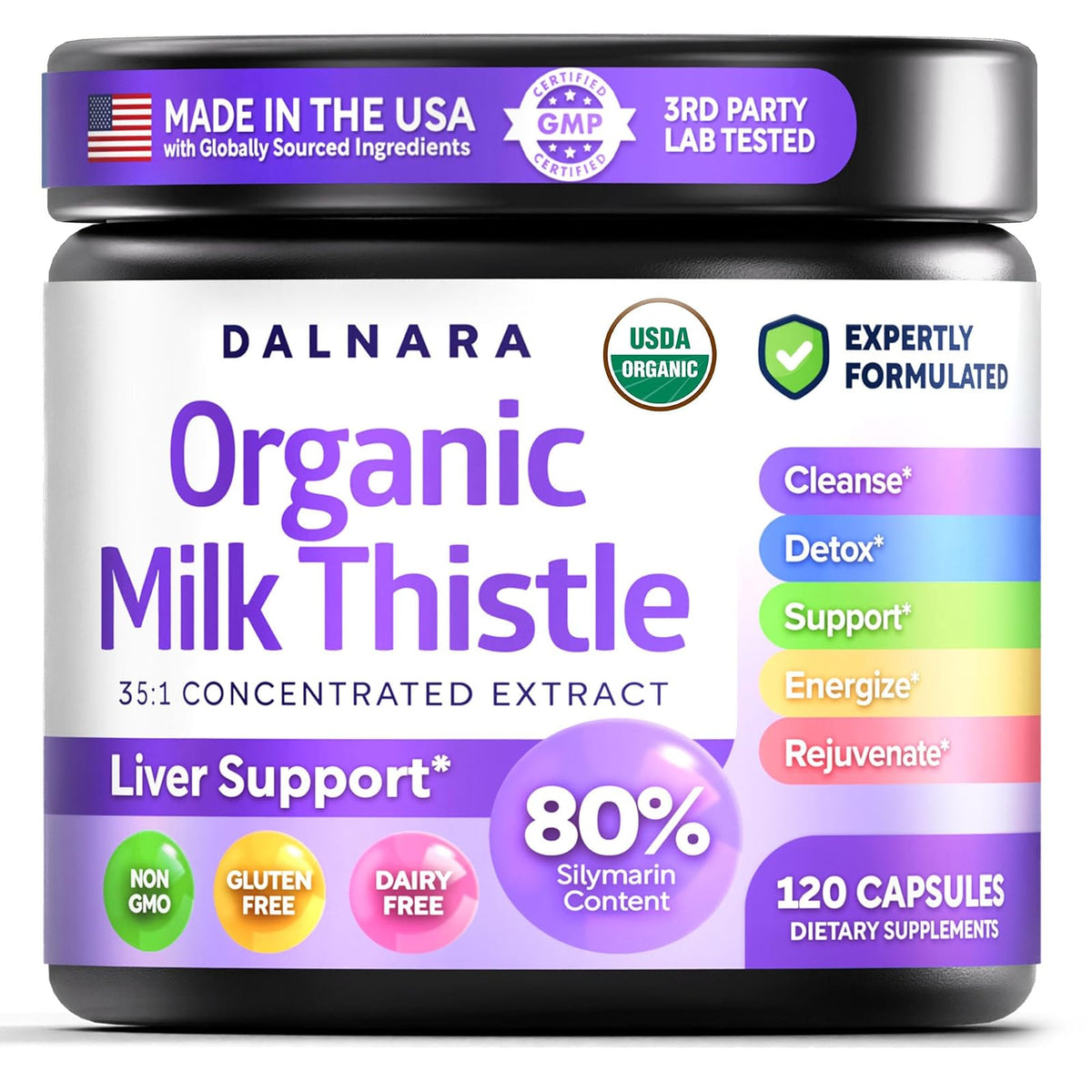 organic milk thistle extract capsules