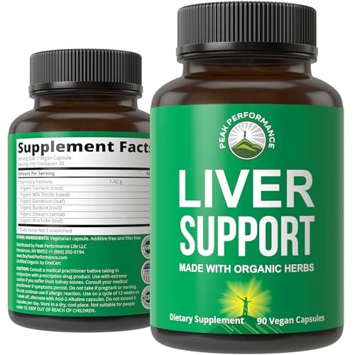 Organic milk thistle herbal capsules