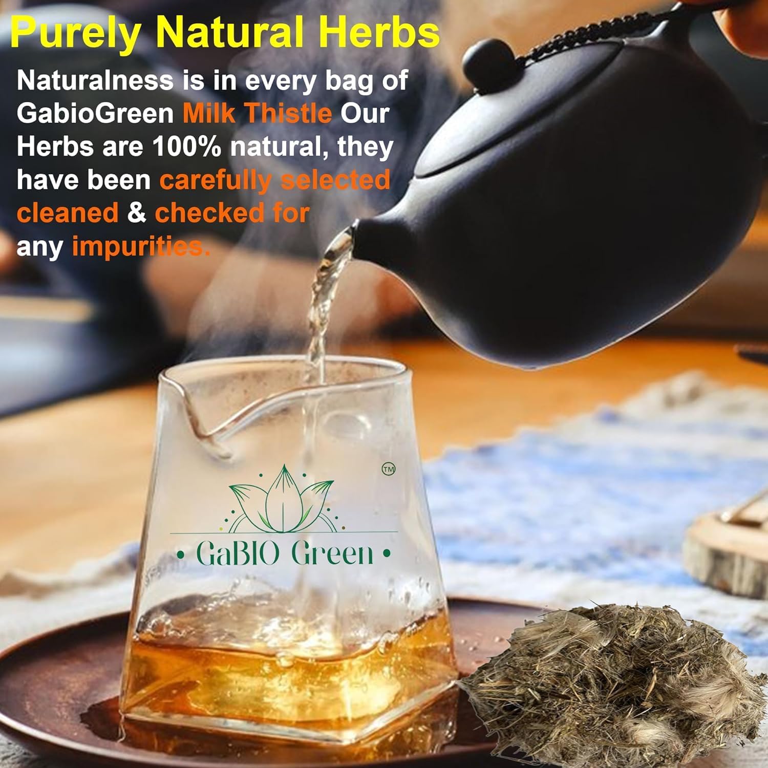 organic milk thistle herbal remedy