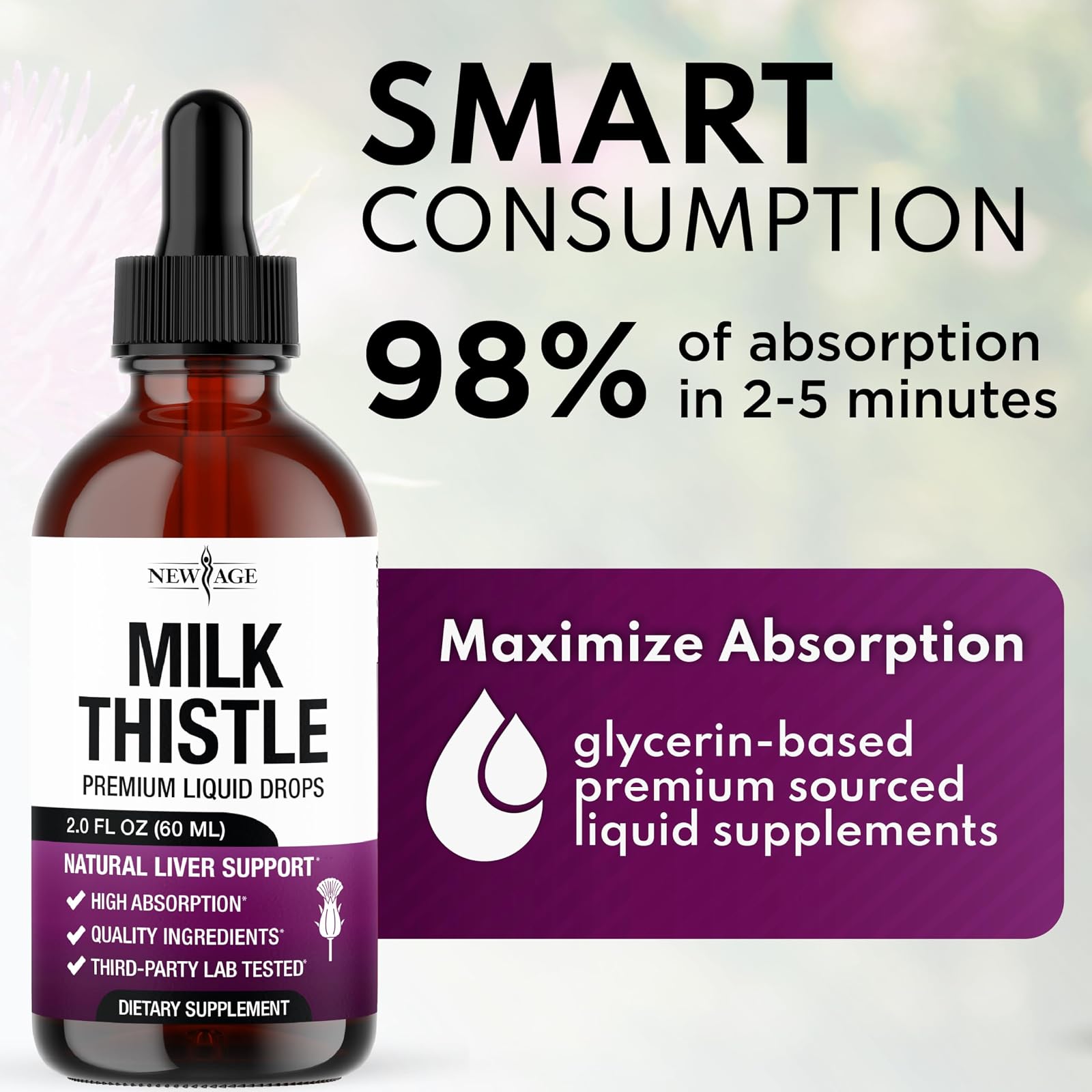 Organic Milk Thistle liquid extract