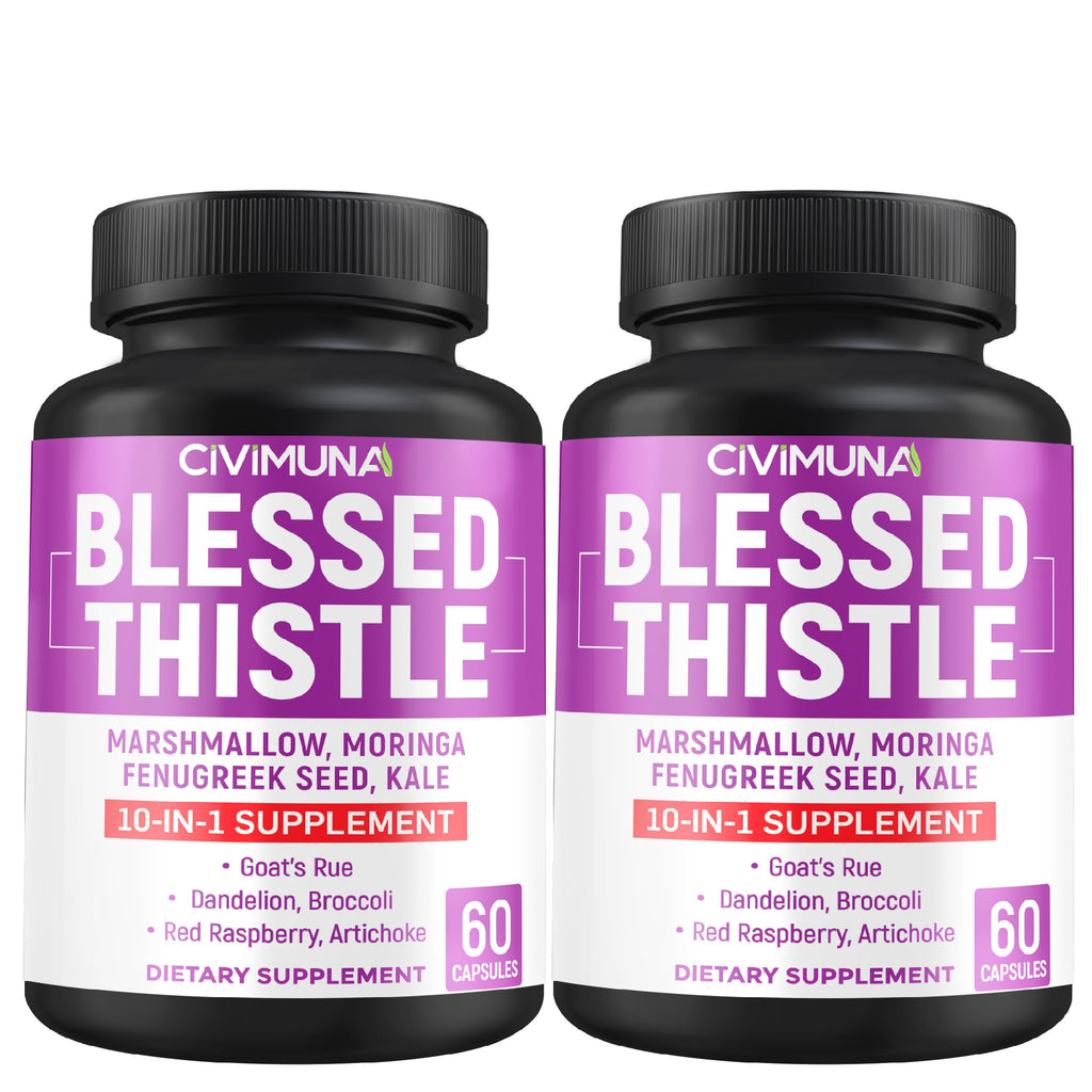 Organic milk thistle liver support