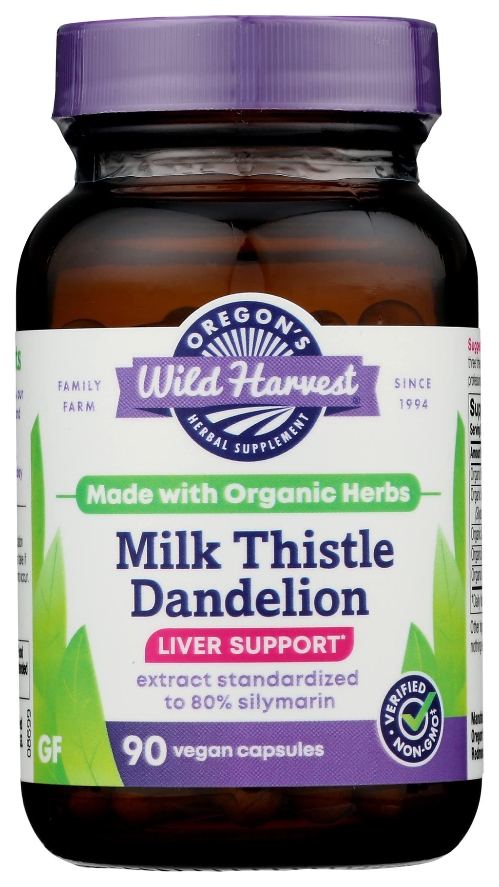organic milk thistle liver support