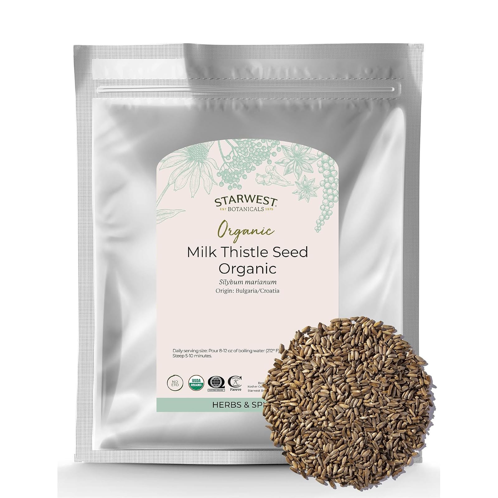 organic milk thistle seeds for health