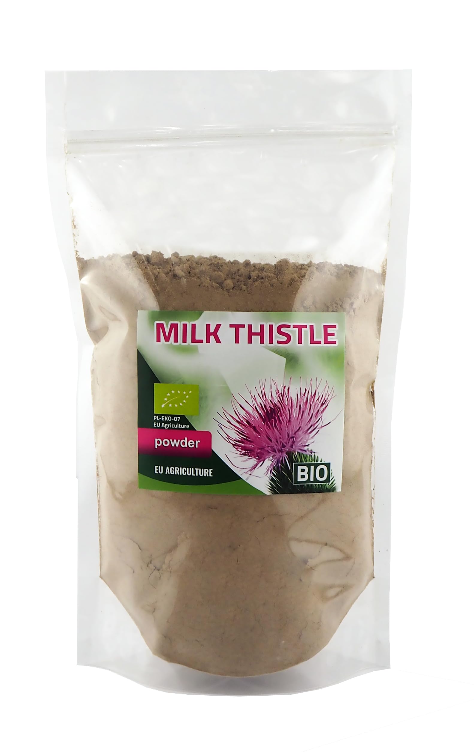 organic milk thistle seeds powder