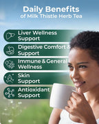 organic milk thistle tea blend