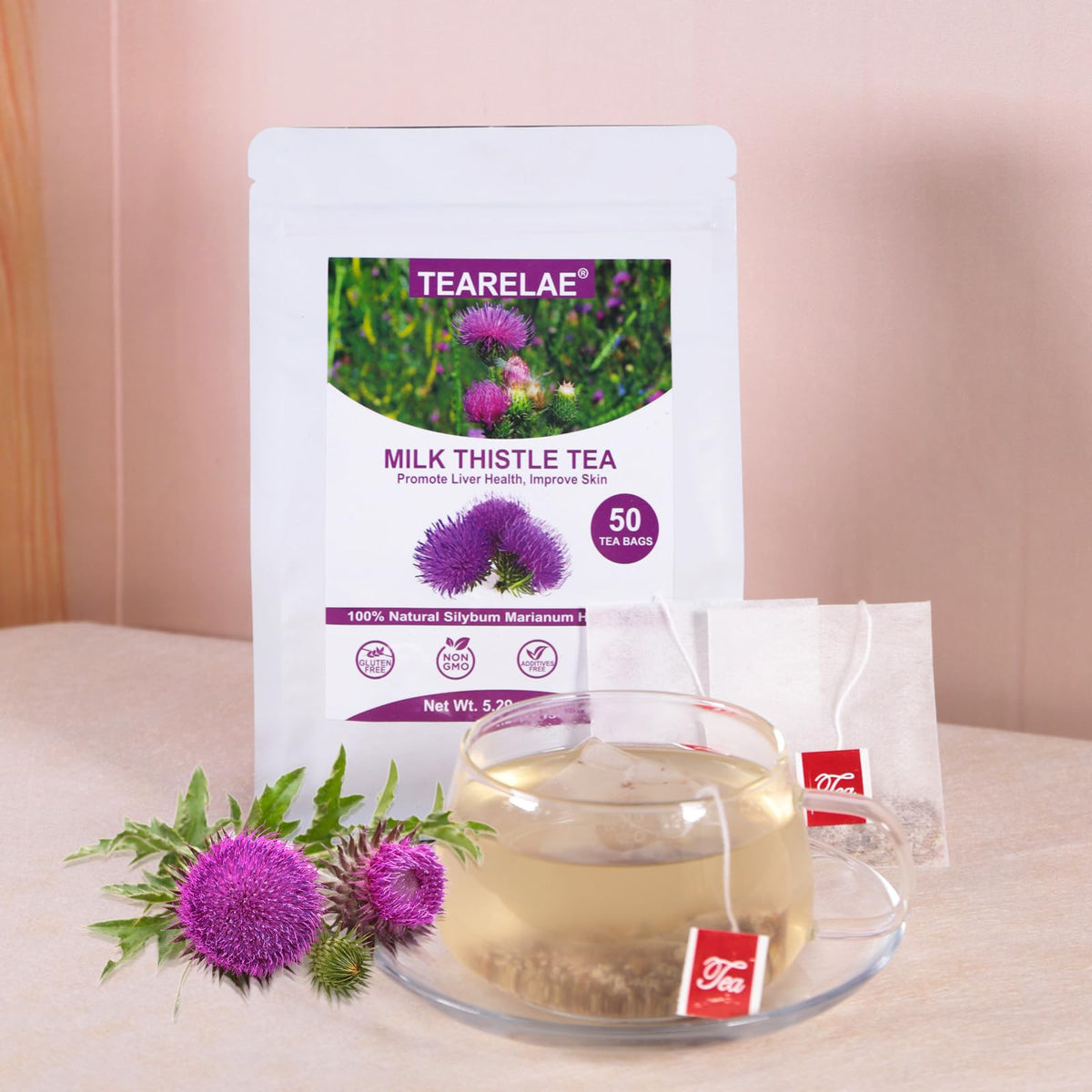 organic milk thistle tea blend