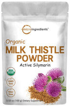 organic milk thistle tea powder