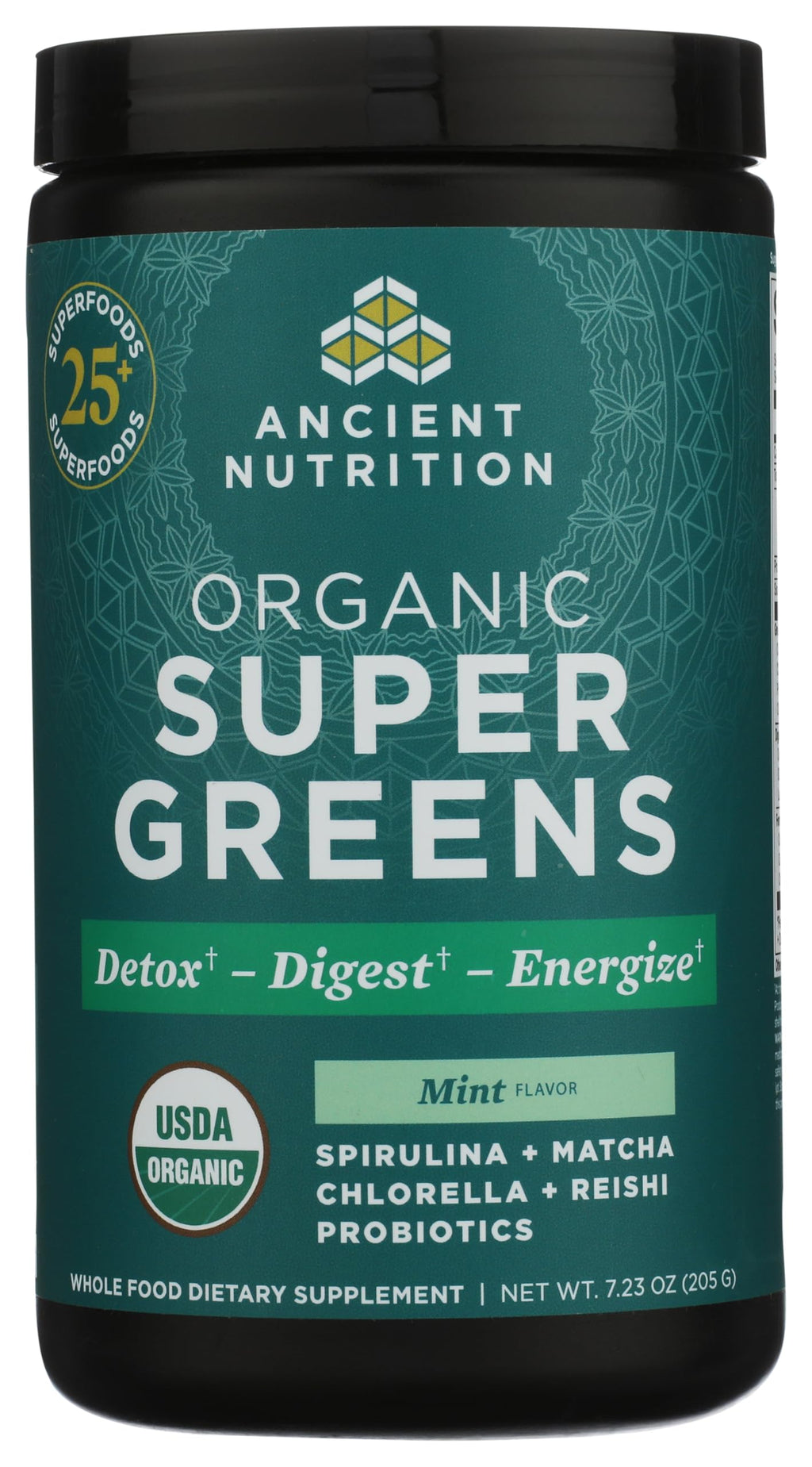 organic mint supergreens for energy