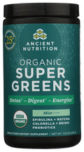 organic mint supergreens for energy