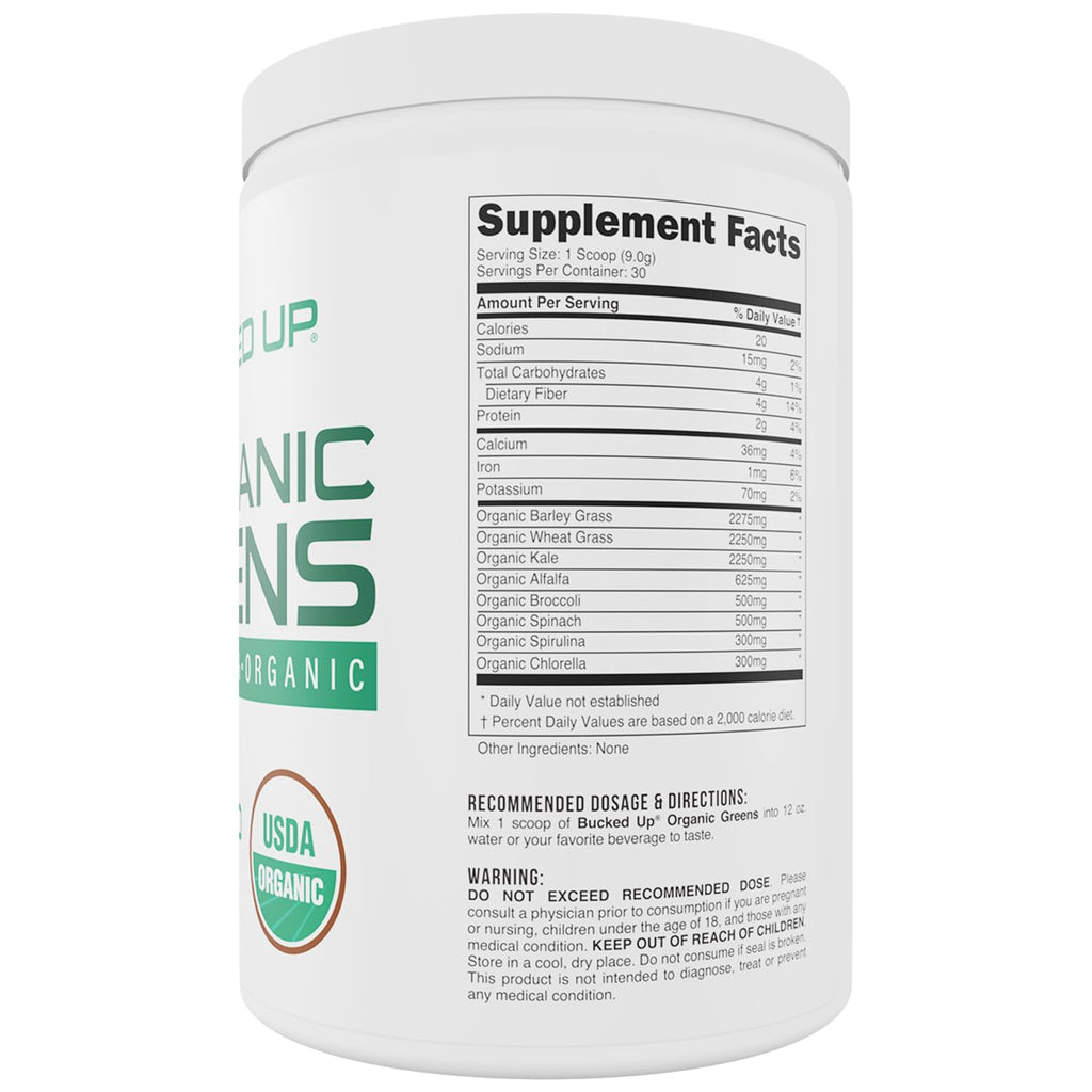 organic mixed greens powder benefits