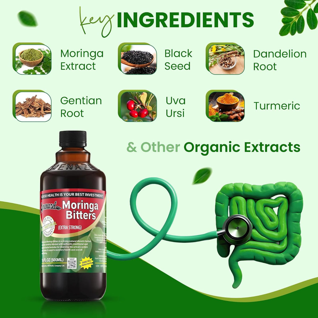 organic moringa bitters for immune support