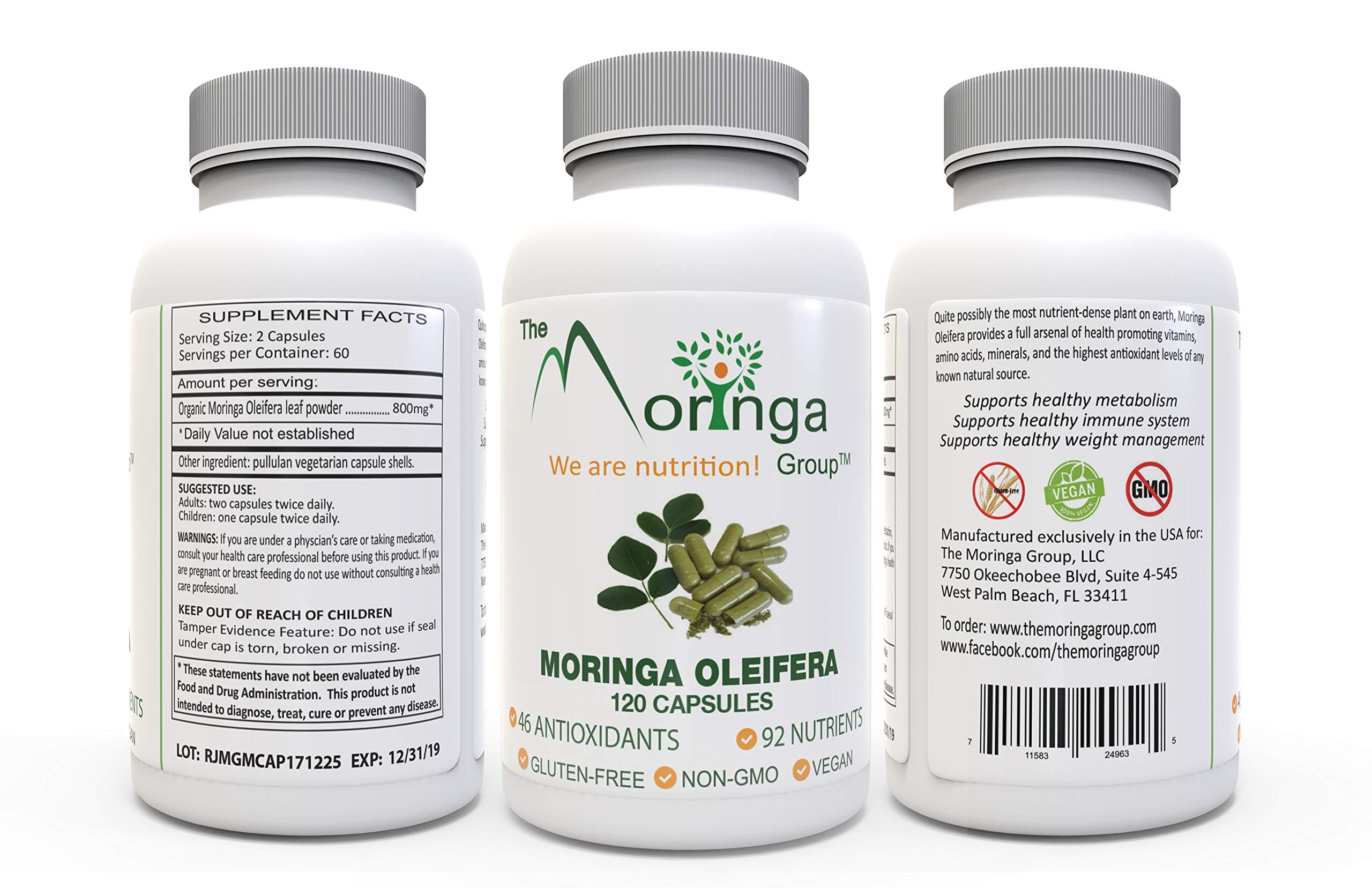 organic moringa capsules for detox